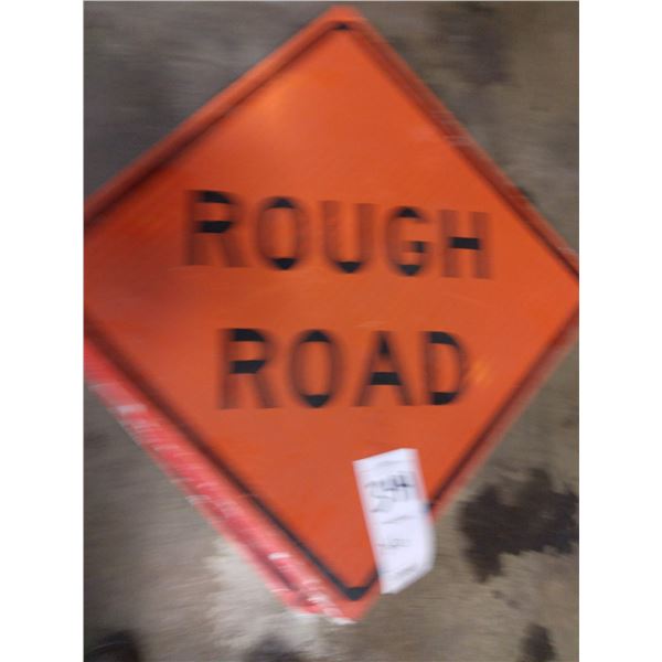 ROUGH ROAD SIGNS (X6)