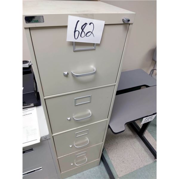 4 DRAWER METAL FILE CABINET