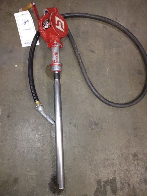 FILL-RITE HAND ROTARY DRUM PUMP AKA" LOT 189