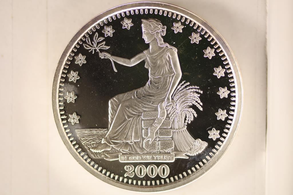 1 TROY OZ 999 FINE SILVER PF ROUND 2000 LIBERTY 1-troy-oz-999-fine-silver-pf-round-2000-liberty