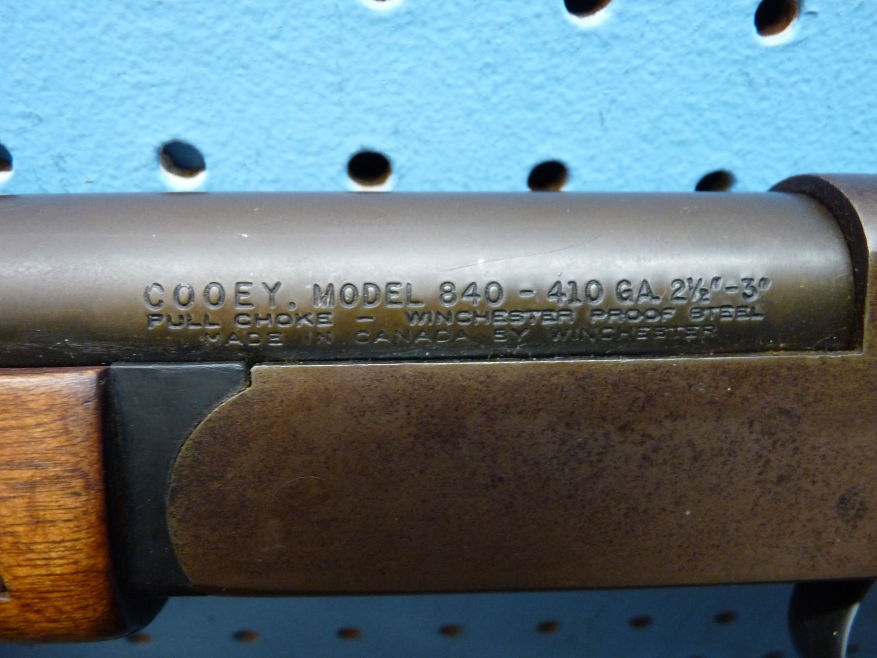 COOEY, Model 840 , Single shot , 410 gauge - 2 1/2 inch- 3 inch , full ...