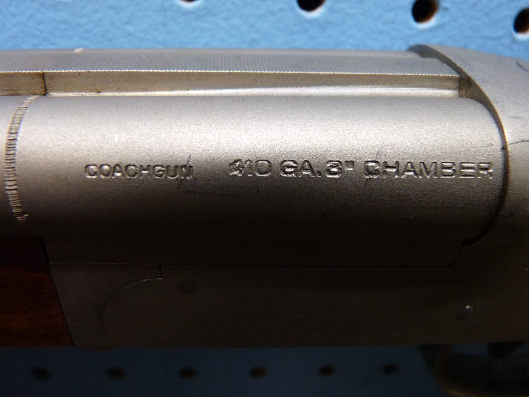 E. R. AMANTINO, Coach gun, 410 gauge - 3 inch chamber , double barrel ...