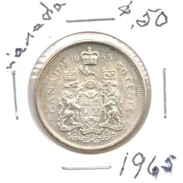 1966 Canadian 50 Cents