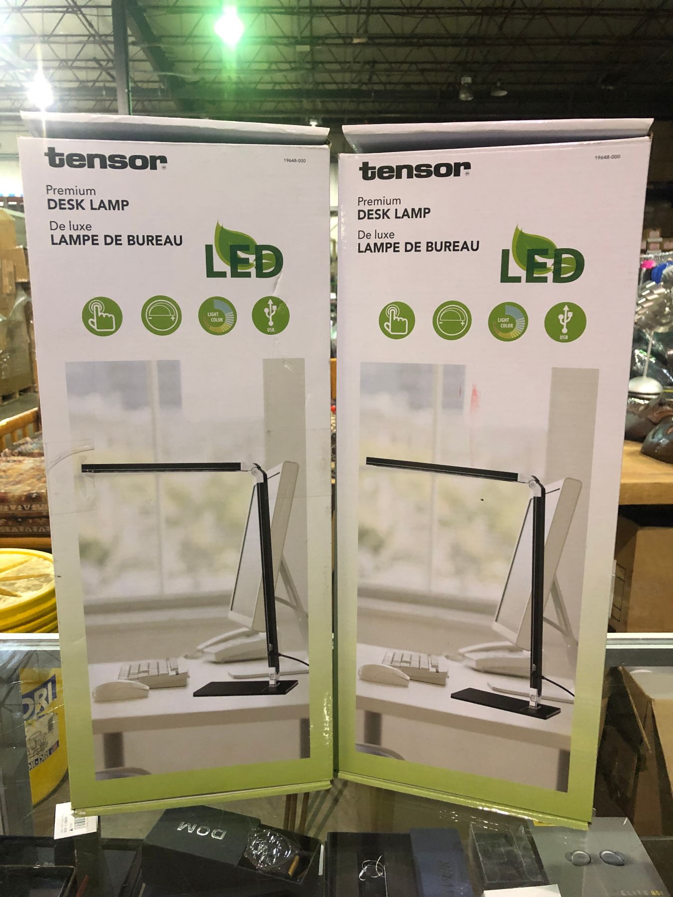 Group of 2 Tensor premium LED desk lamps