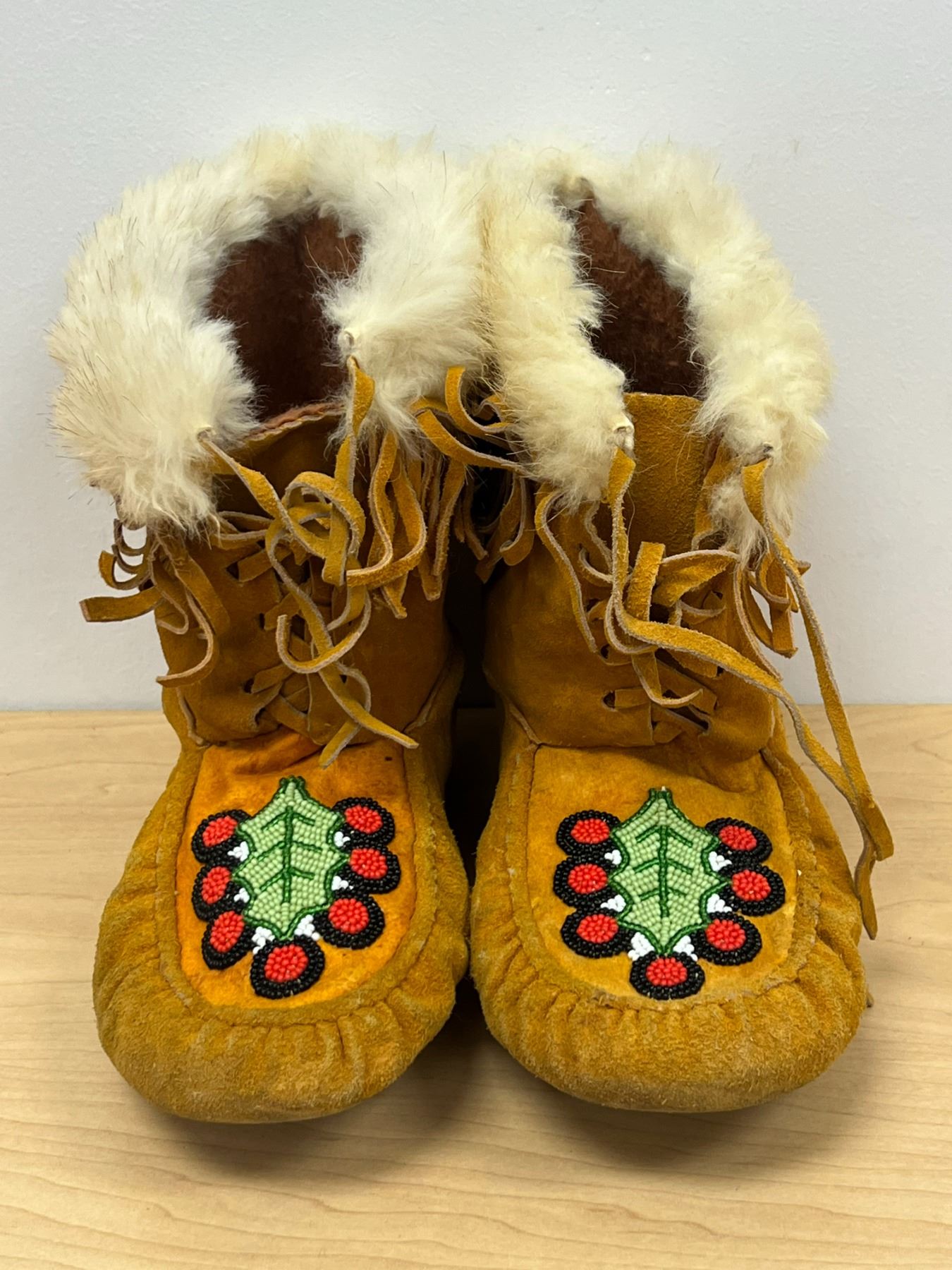 First Nations Beaded Footwear - Mukluks