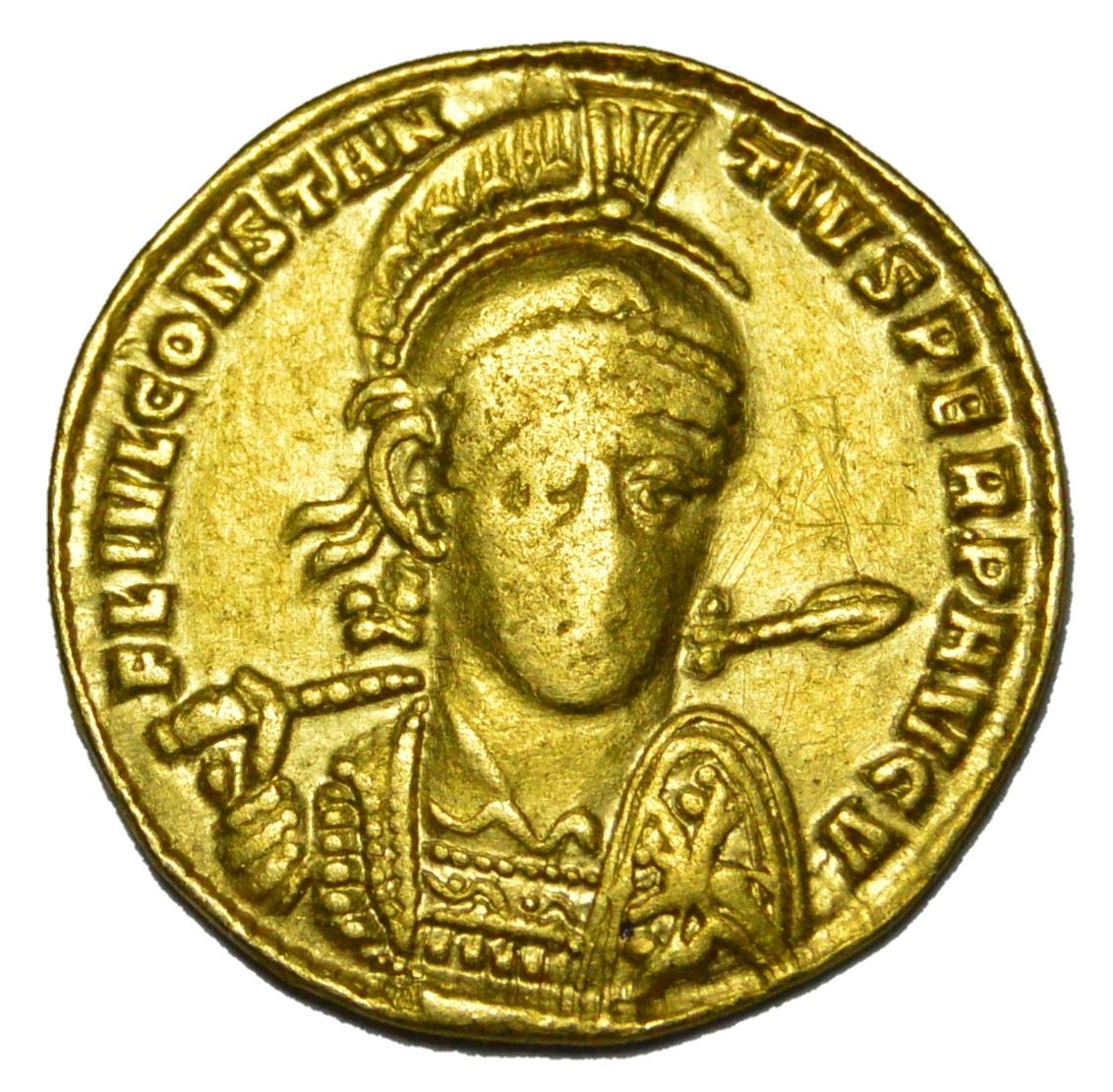 ROMAN EMPIRE CONSTANTIUS II AD 337-361. AV GOLD SOLIDUS