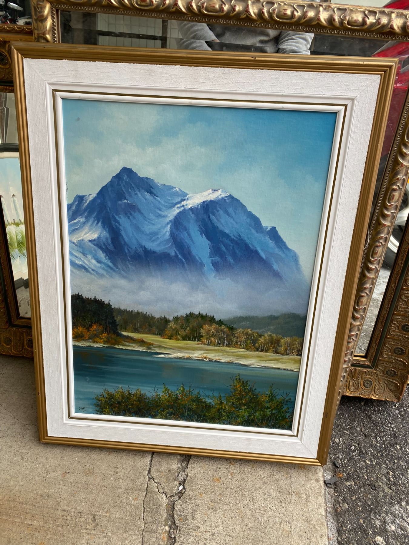 Hugo Erisman painting