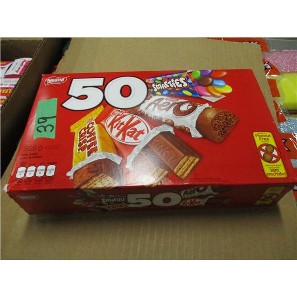 CHOCOLATE BAR ASSORTMENT (50) - BOX
