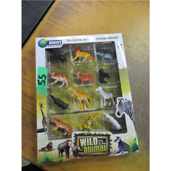 WILD ANIMAL FIGURINES - BOX