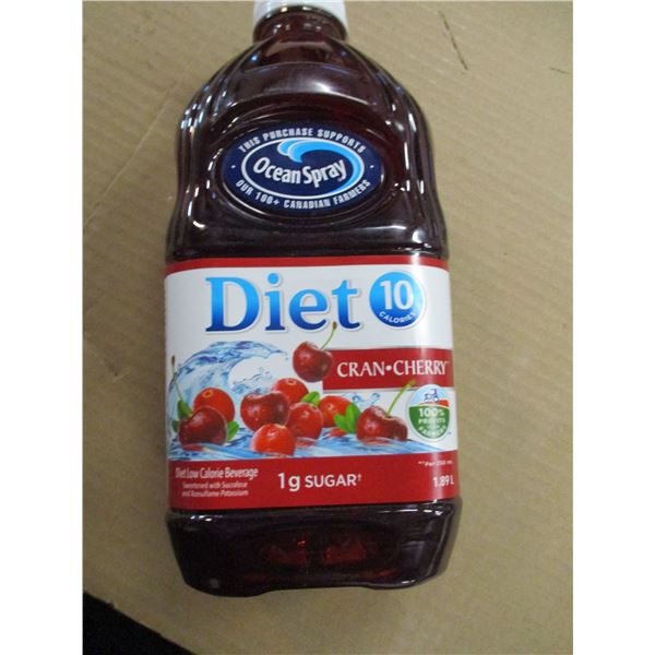 OCEAN SPRAY DIET CRAN-CHERRY DRINK (1.89L) - PER BOTTLE