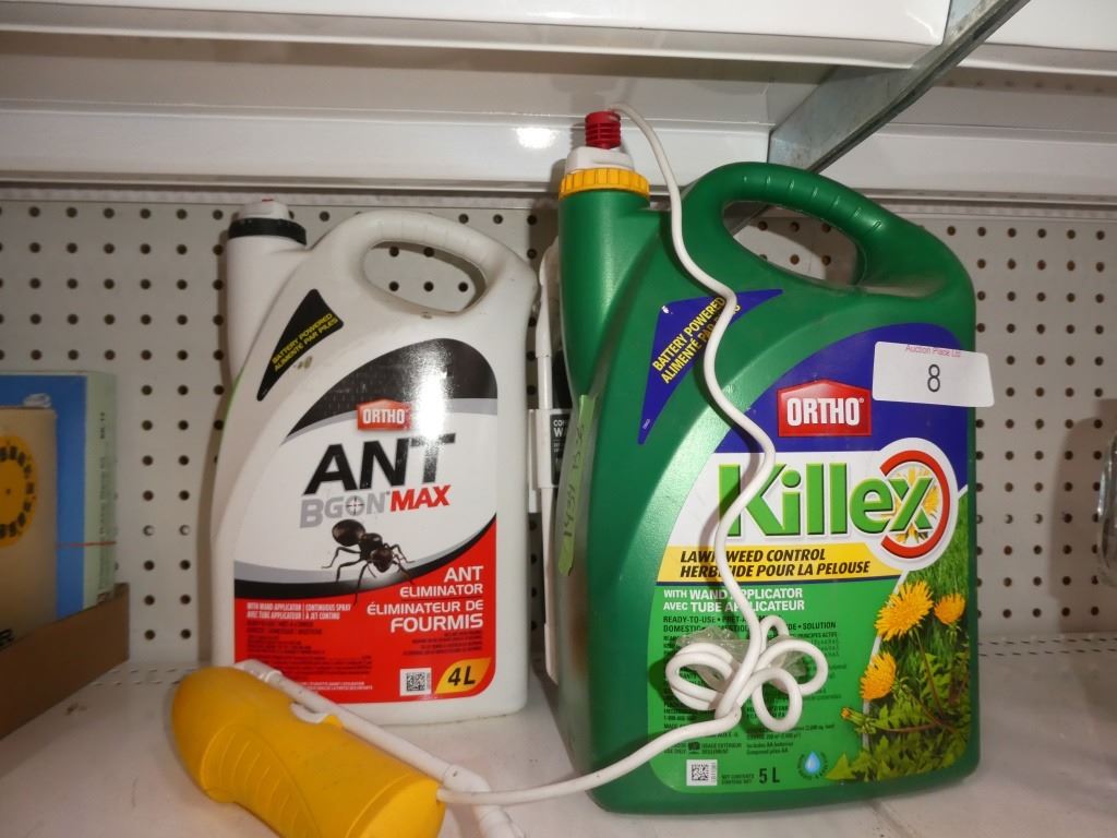 ant eliminator 4L, Killex lawn/weed control 5L