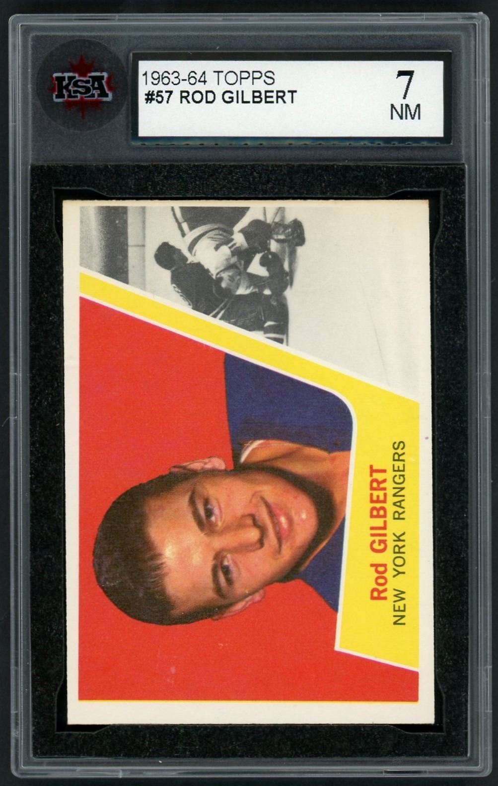 1963-64 Topps #57 Rod Gilbert (KSA 7)