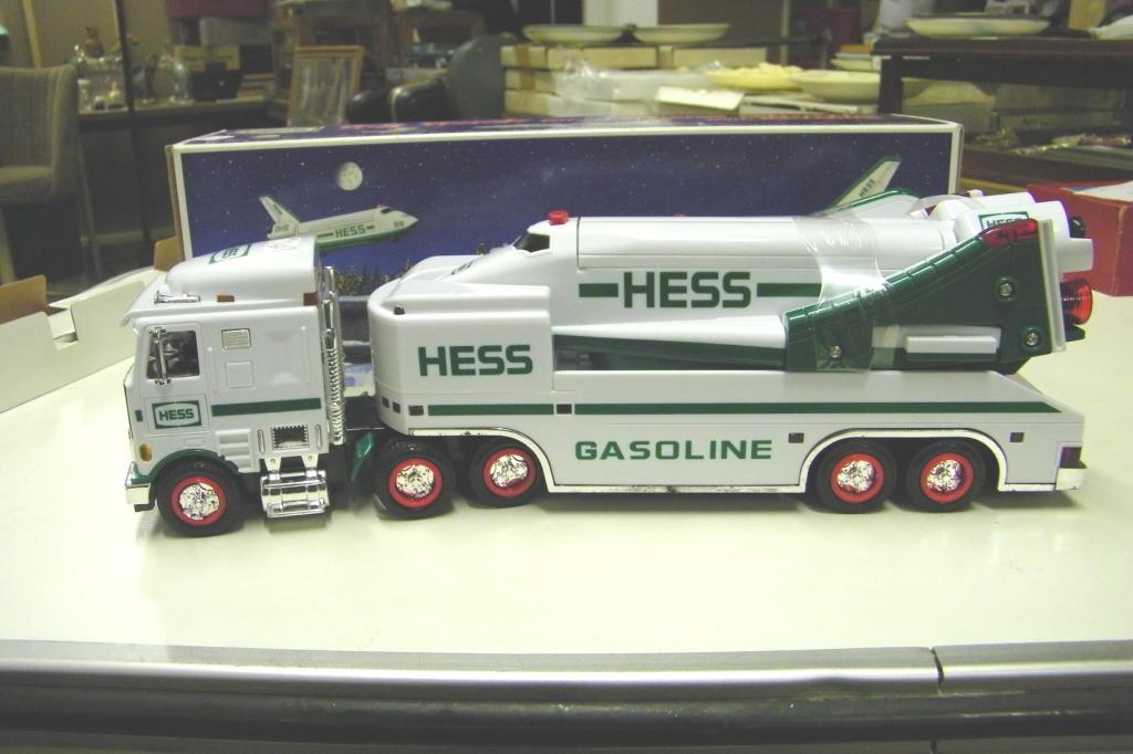 Hess Truck And Space Shuttle with Satellite-
