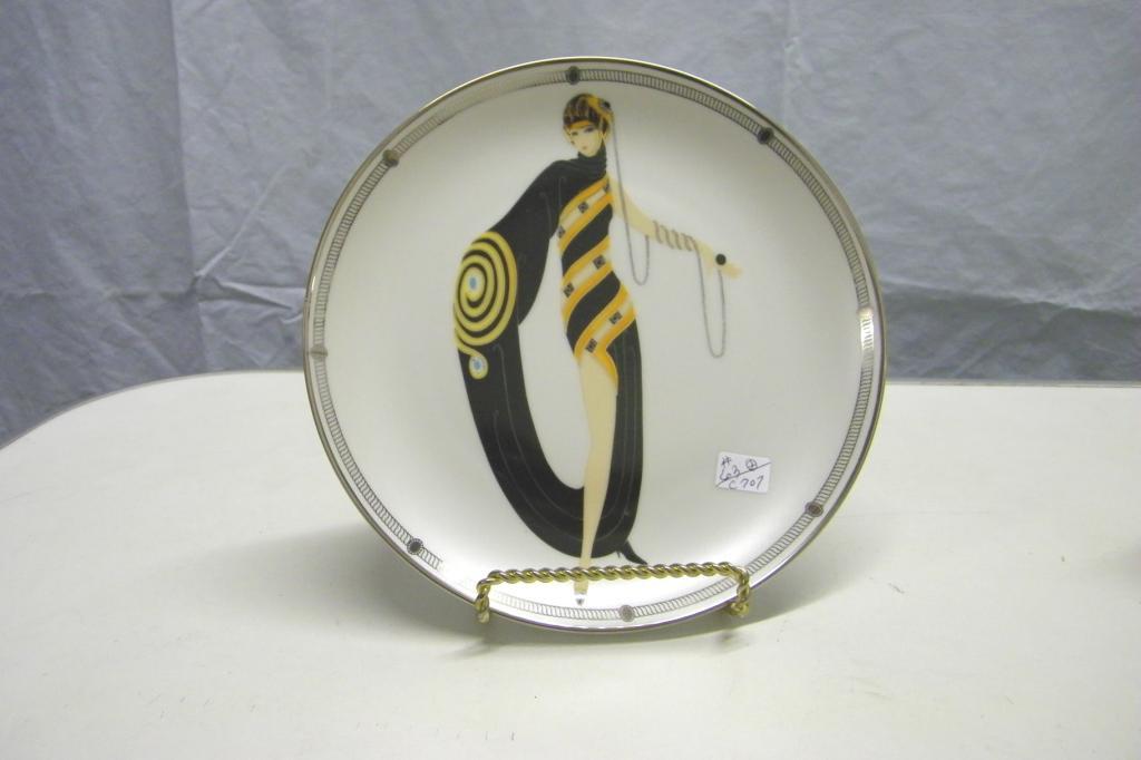 Two House Of Erte Plates-