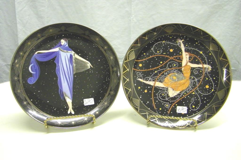 Two Royal Doulton House Of Erte Plates-