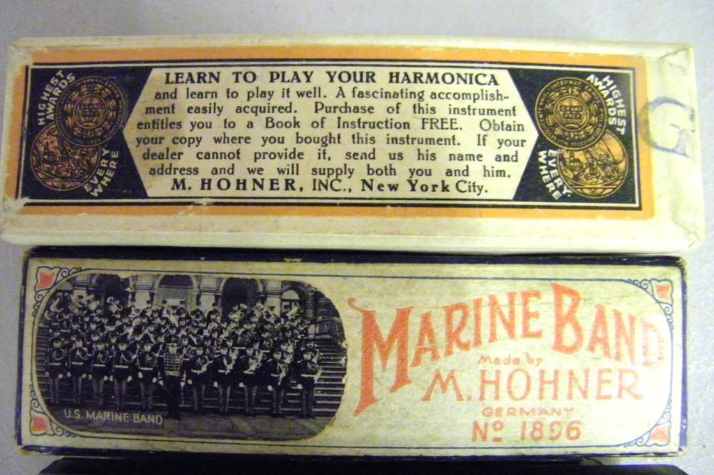 Marine Band Harmonica By M. Hohner-