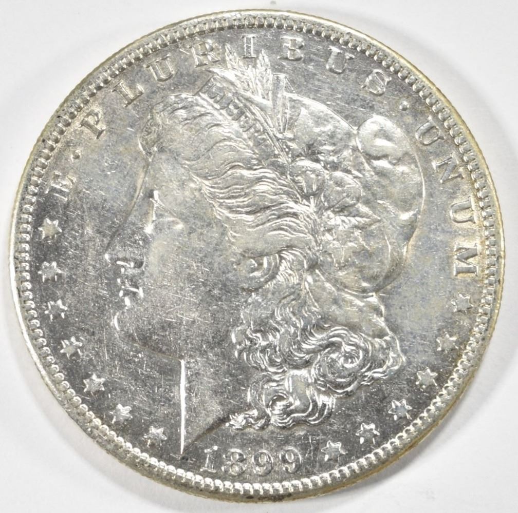 1899-S MORGAN DOLLAR CH AU