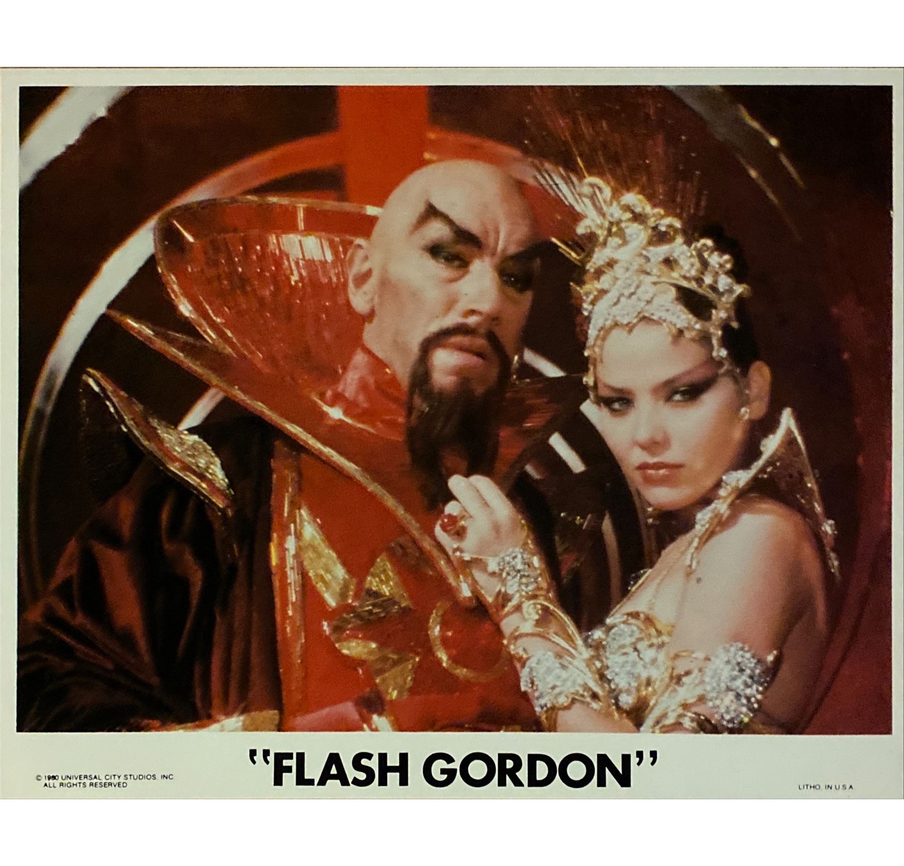 Flash Gordon original 1980 vintage lobby card
