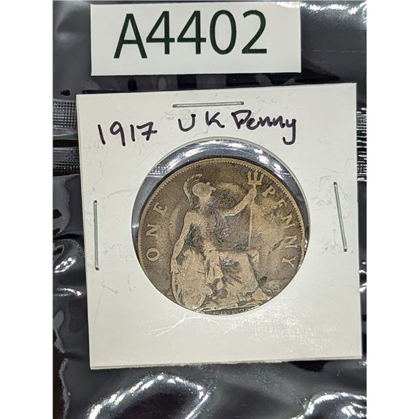 1917 UK Penny (A4402)