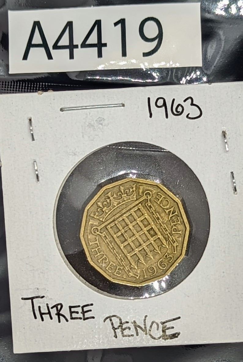 1963 Three Pence (A4419)