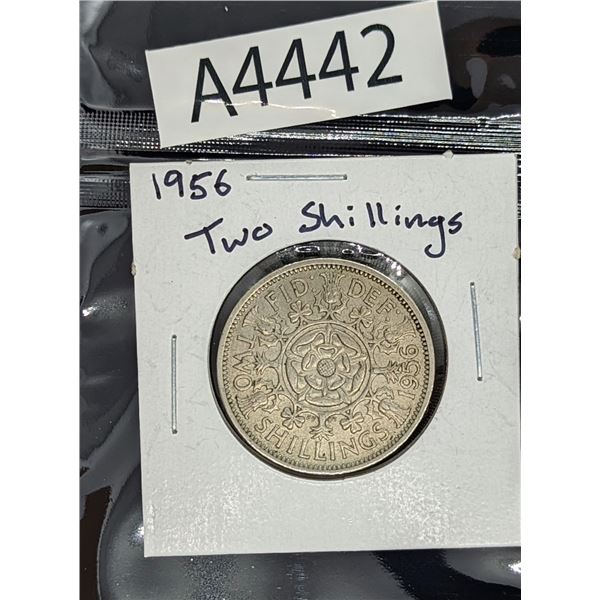 1956 Two Shillings (A4442)