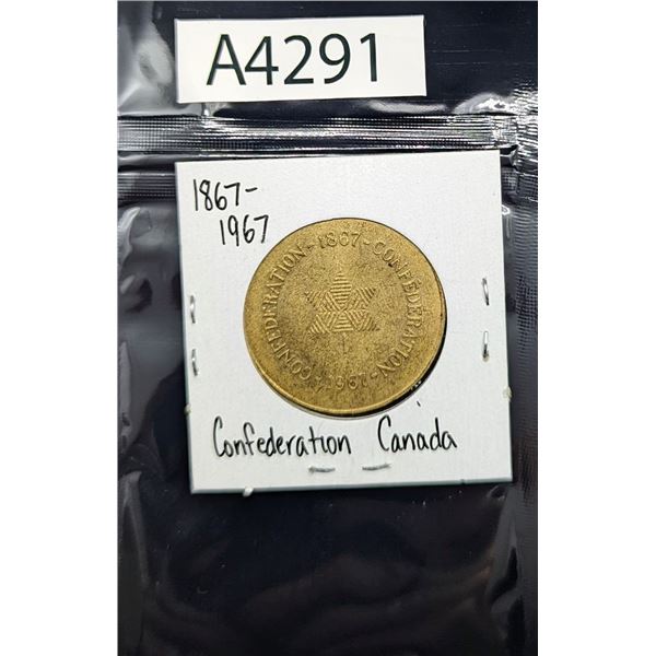 1867-1967 Confederation Canada Coin (A4291)