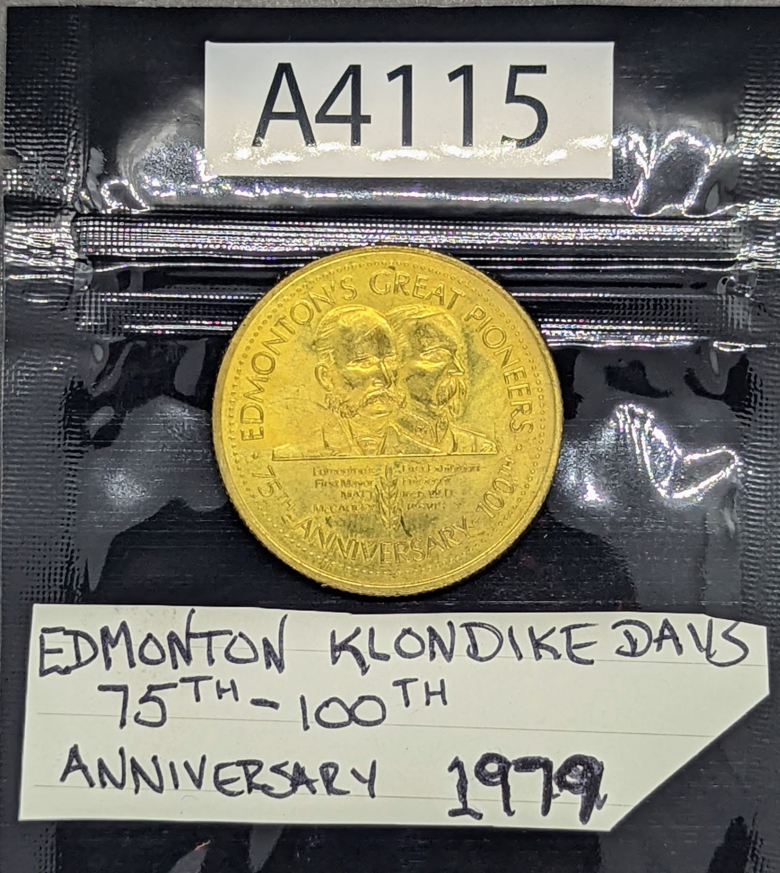 1979 Edmonton Klondike Days Coin (A4115)