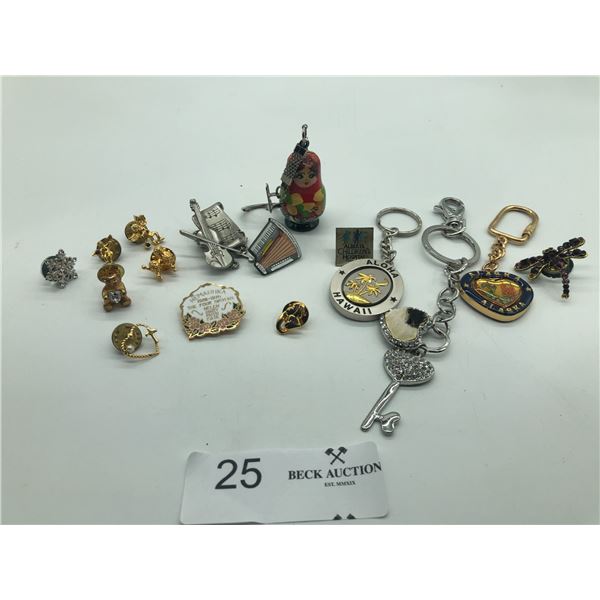 Collection Of Souvenir Pins And More Beck Auctions Inc