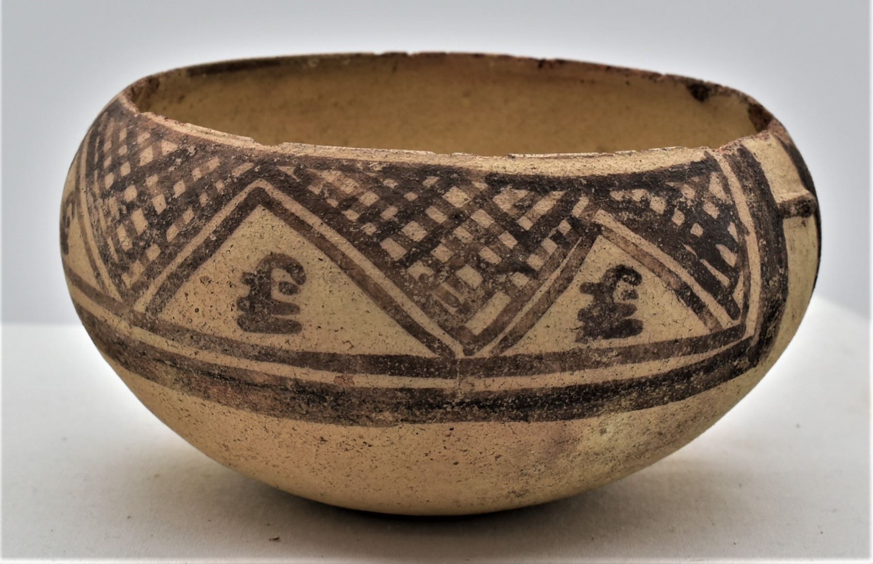 Prehistoric Native American Anasazi Pottery Bowl