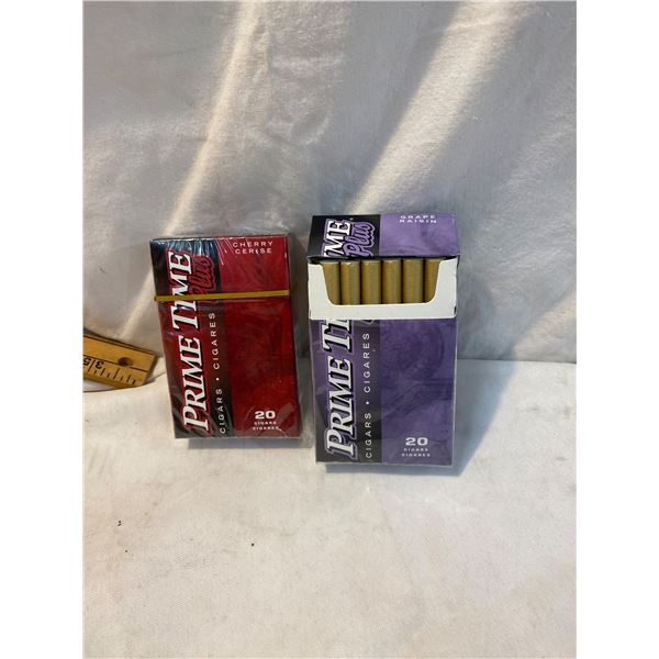 Prime time cigars one sealed one open