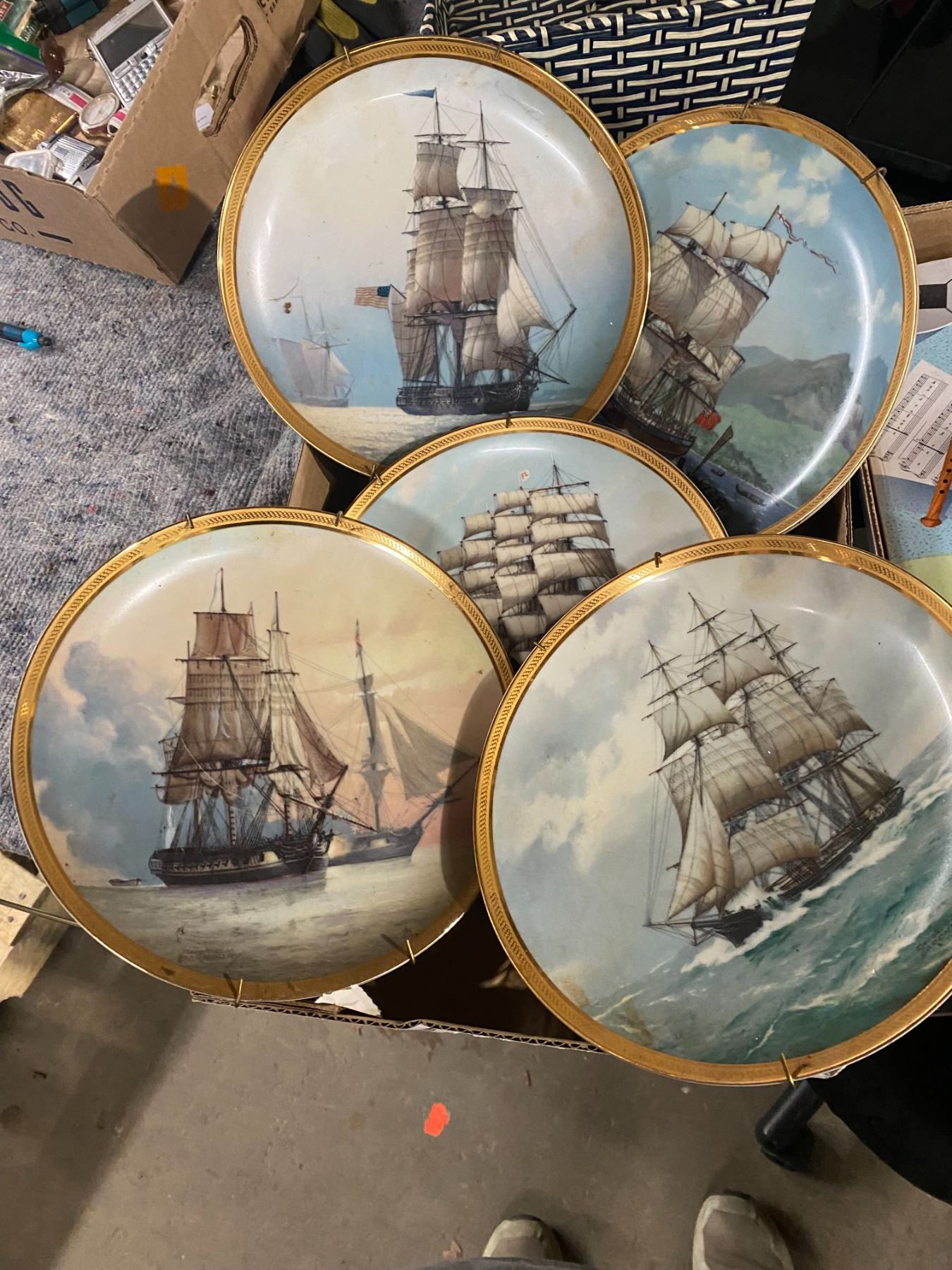 Ship collector plates