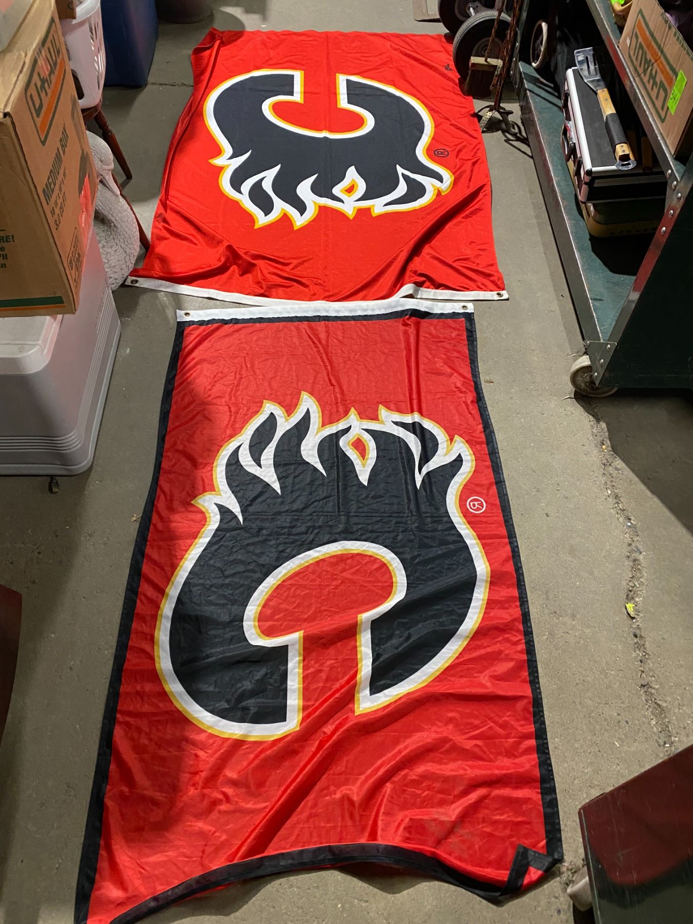 Calgary Flames flags