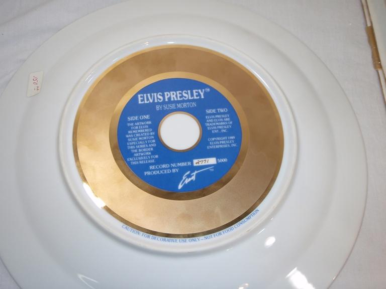 Large Elvis Presley Platter by Susie Morton Special Request Edition ...