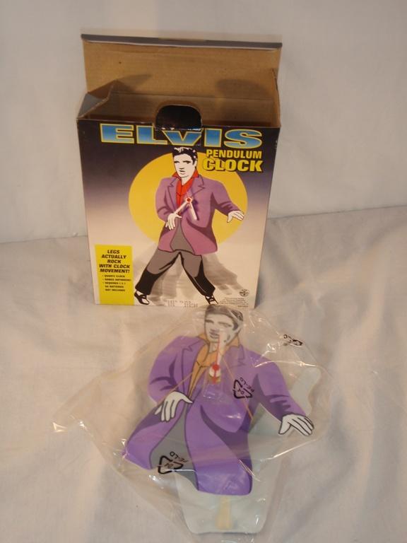 Elvis Plastic Pendulum Wall clock- LEGS MOVE - Official EPE from