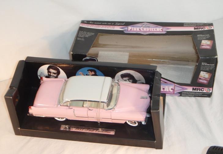Elvis 1955 Pink Cadillac MRC 1/18 scale
