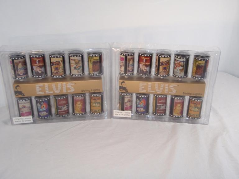 Set of 2 Movie Poster String light Elvis Presley by Rabbit Tanaka