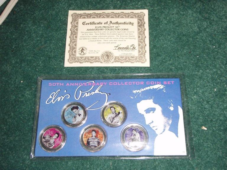 50th Anniversary Set of 5 Colorized TN state Quarters- Morgan Mint in ...