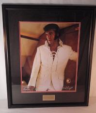 Elvis in White Suit -From the Ed Bonja collection 1997 - Autographed