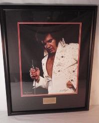 Elvis in White Jump Suit -From the Ed Bonja collection 1997 - Autographed