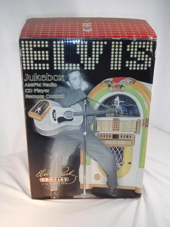 Elvis Presley Jukebox AM-FM CD Player with Remote Control by Crosley