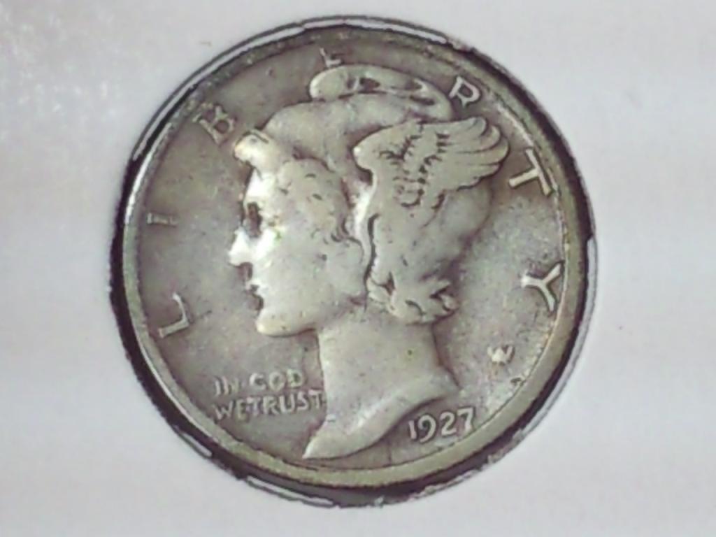 1927-S Mercury Dime