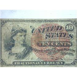 1863-10 Cent Fractional Currency Note