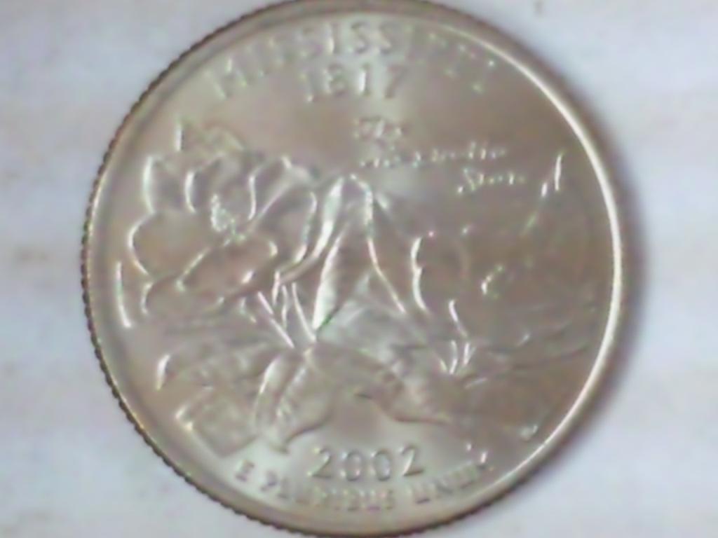 Colorized Elvis 2002 Mississippi Quarter