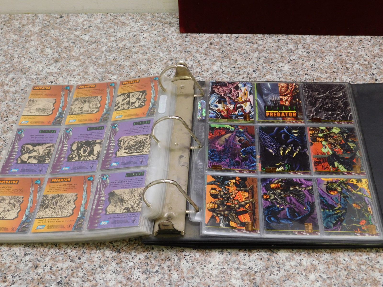 Lot of 2 Topps Predator 72-Card Set, 1995 Evil Ernie Glow In The Dark ...