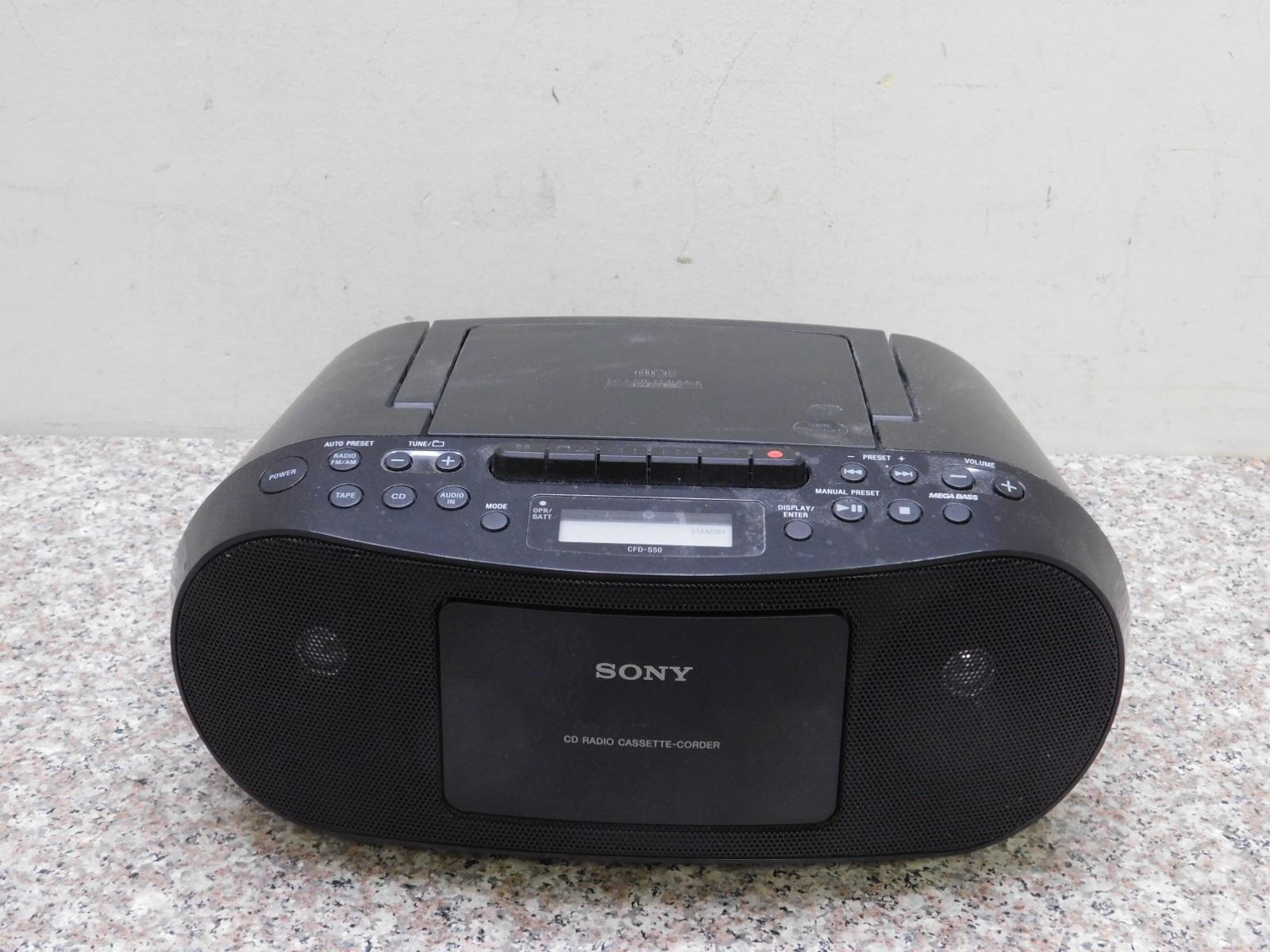 Sony CD Radio Cassette Corder Player Model CFD-S50
