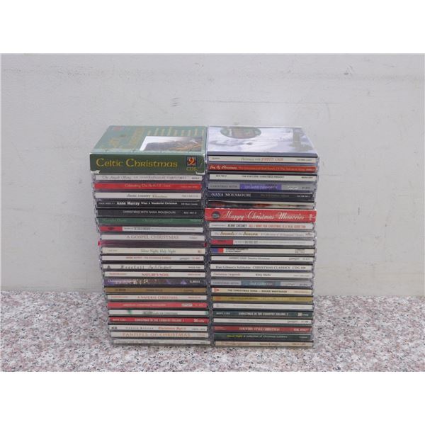 Lot of 45 Christmas Holiday CDs Johnny Cash Instrumental Country ...