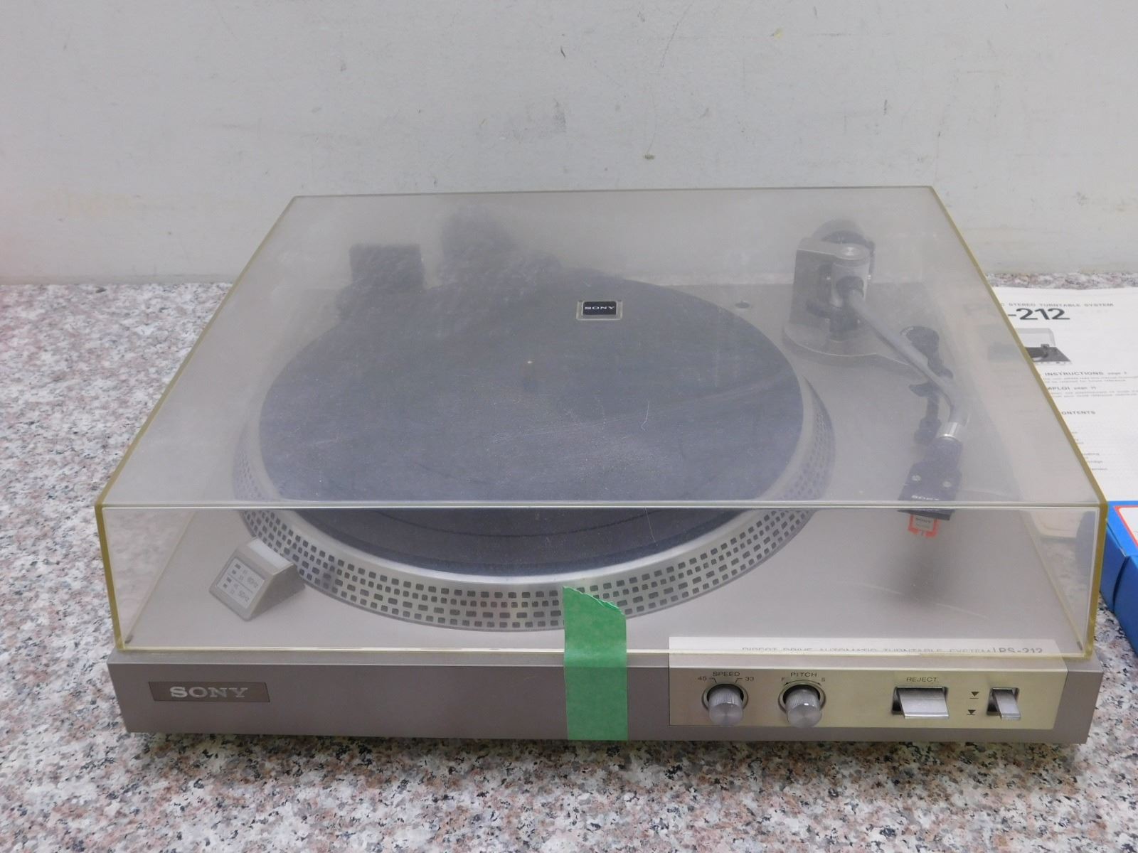 Sony PS-212 Automatic Turntable Works Direct Drive + 8 Brand New ...