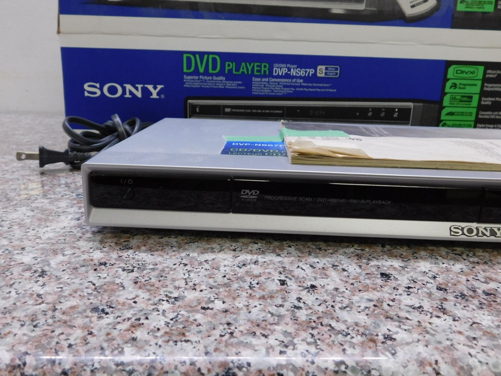 Sony DVD Player DVP-NS67P Complete In Box