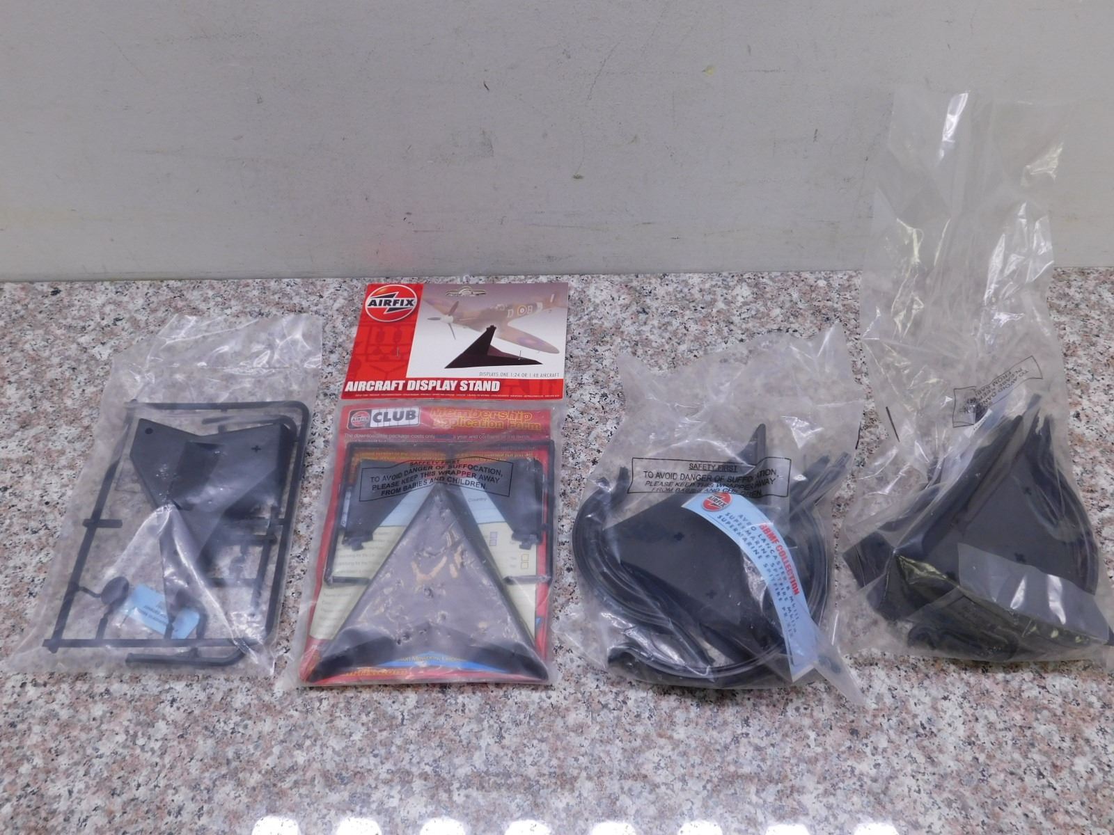 Lot of 4 AirFix Aircraft Display Stands Military Aviation
