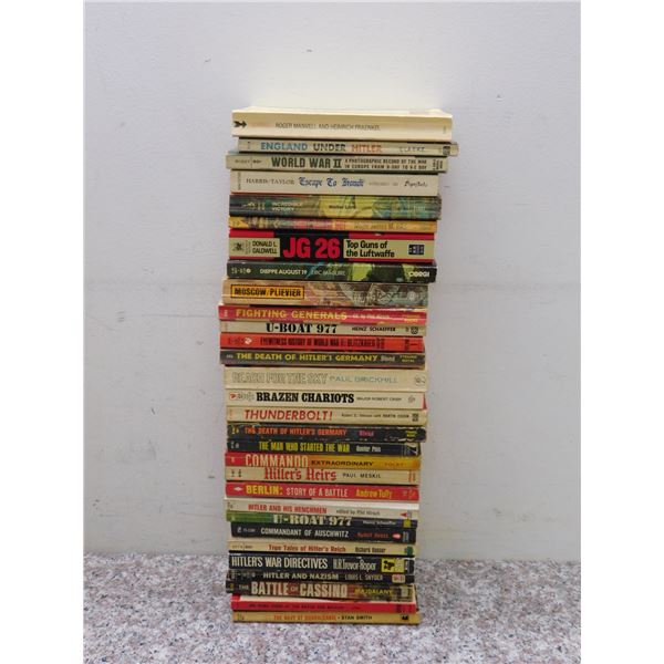 Lot of 30 WW2 WWII Nazi German Pocket Books War Stories Misc Publishers ...